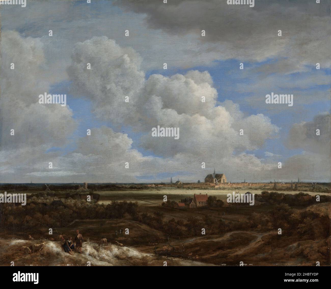 Jacob van ruisdael, view of haarlem hi-res stock photography and images ...