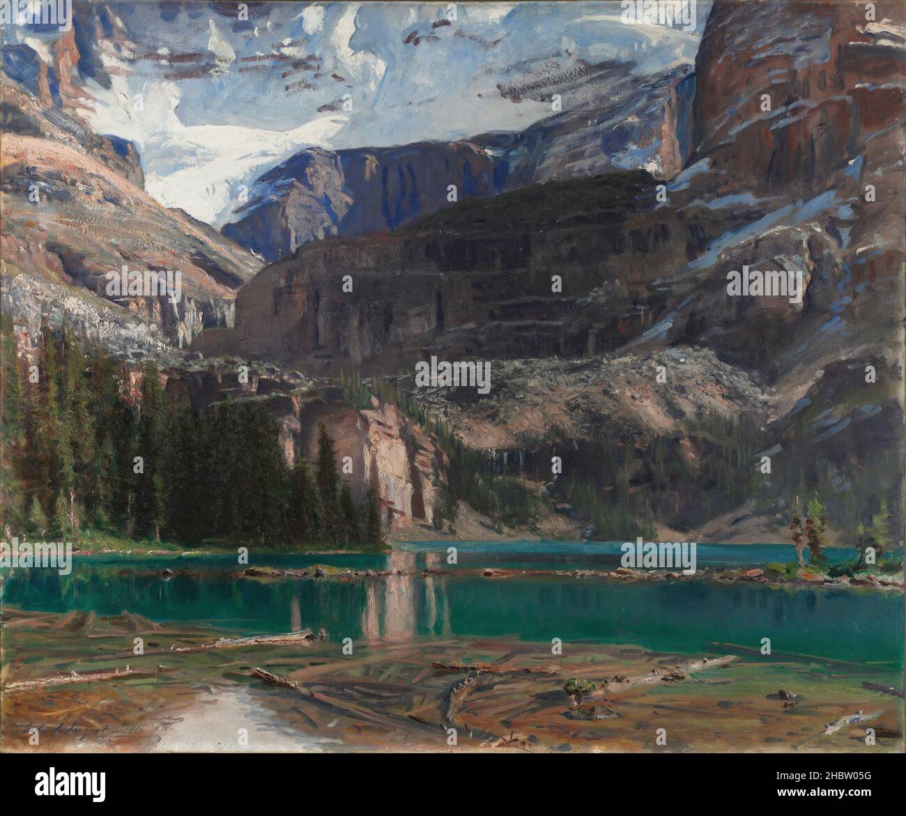 John Singer Sargent - Lake O'Hara (1916 Stock Photo - Alamy