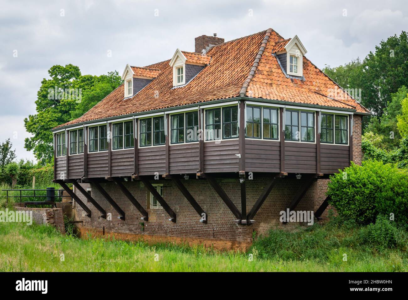 Hout-Blerick, Province Limburg, The Netherlands, 06.06.2021, Historical ...