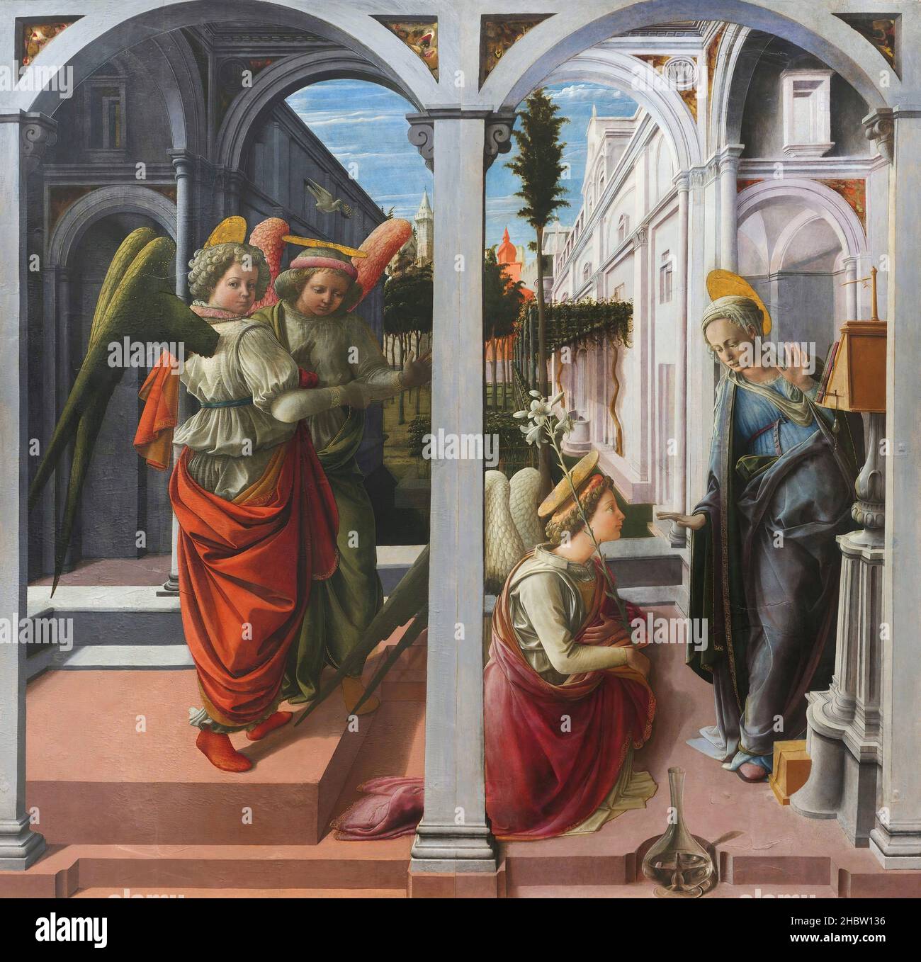 Filippo lippi annunciazione hi-res stock photography and images - Alamy