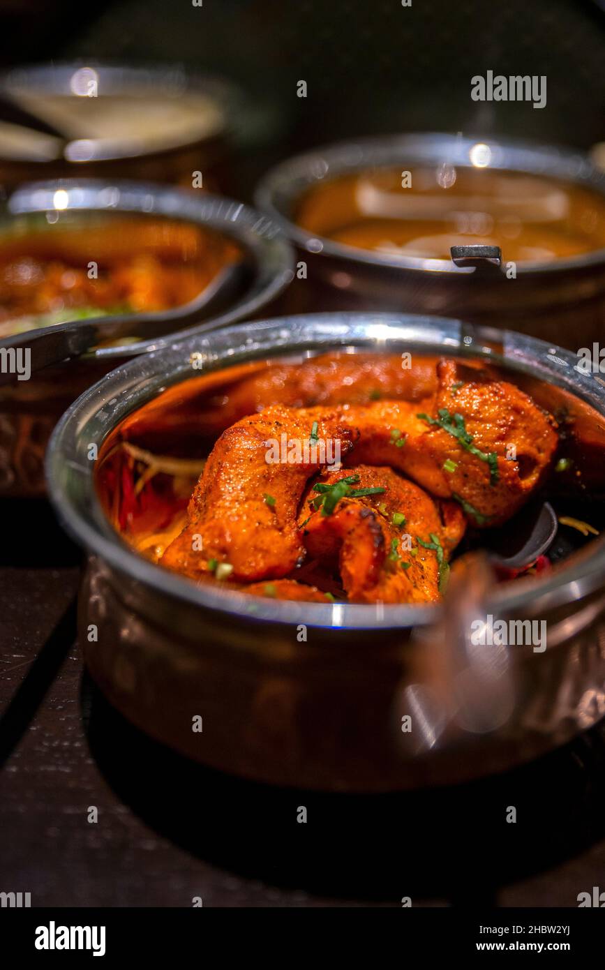 The Tiffin Room restaurant at the Raffles Hotel, Singapore Stock Photo ...
