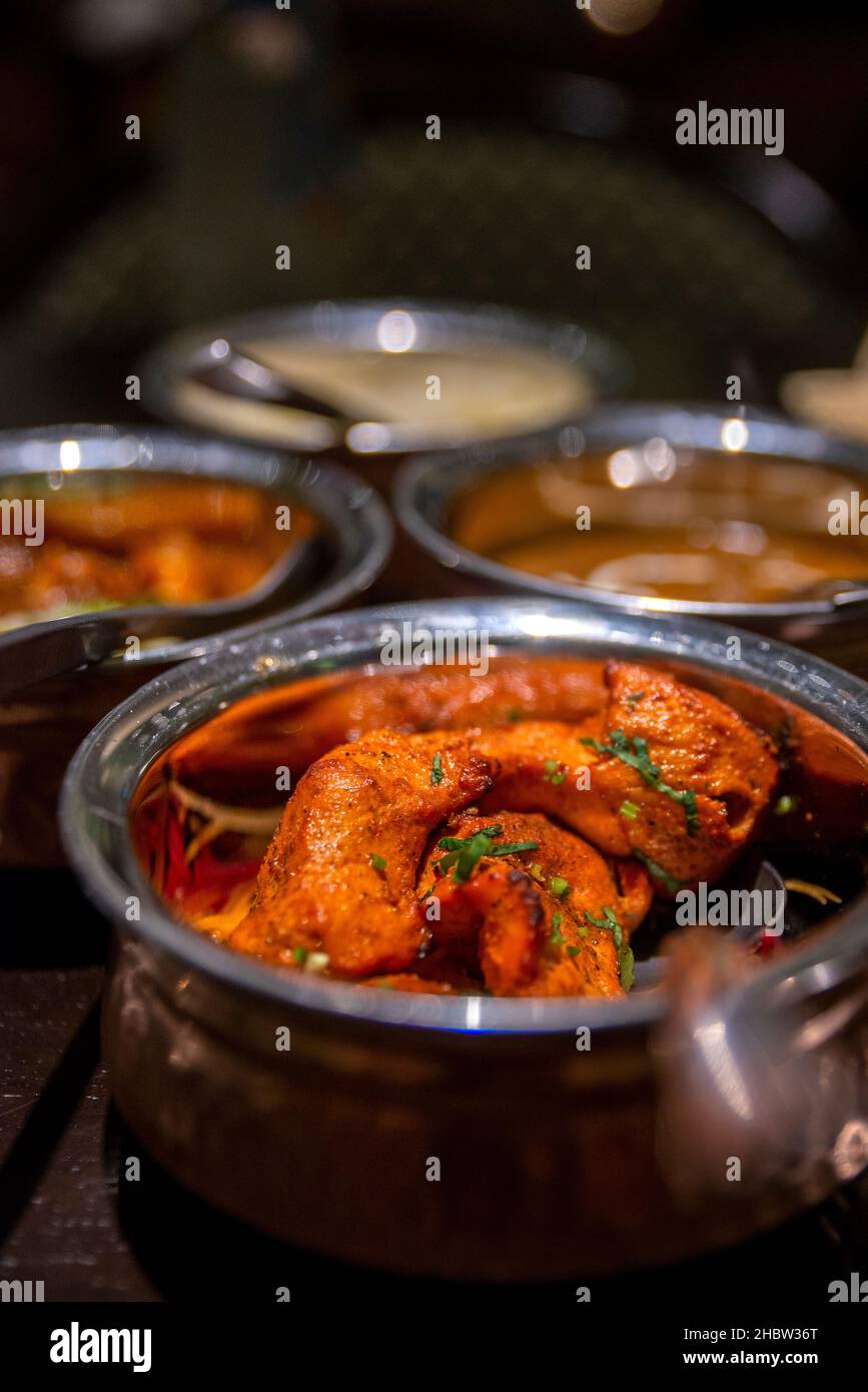 The Tiffin Room restaurant at the Raffles Hotel, Singapore Stock Photo ...