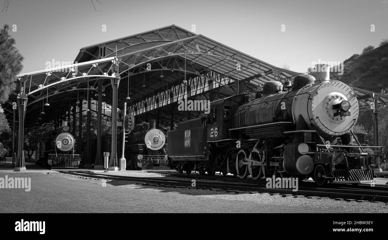 Vintage los angeles train hi-res stock photography and images - Alamy
