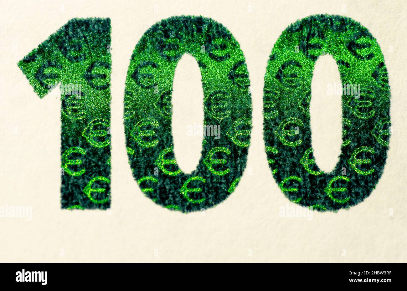 100 euro banknote detail hi-res stock photography and images - Alamy