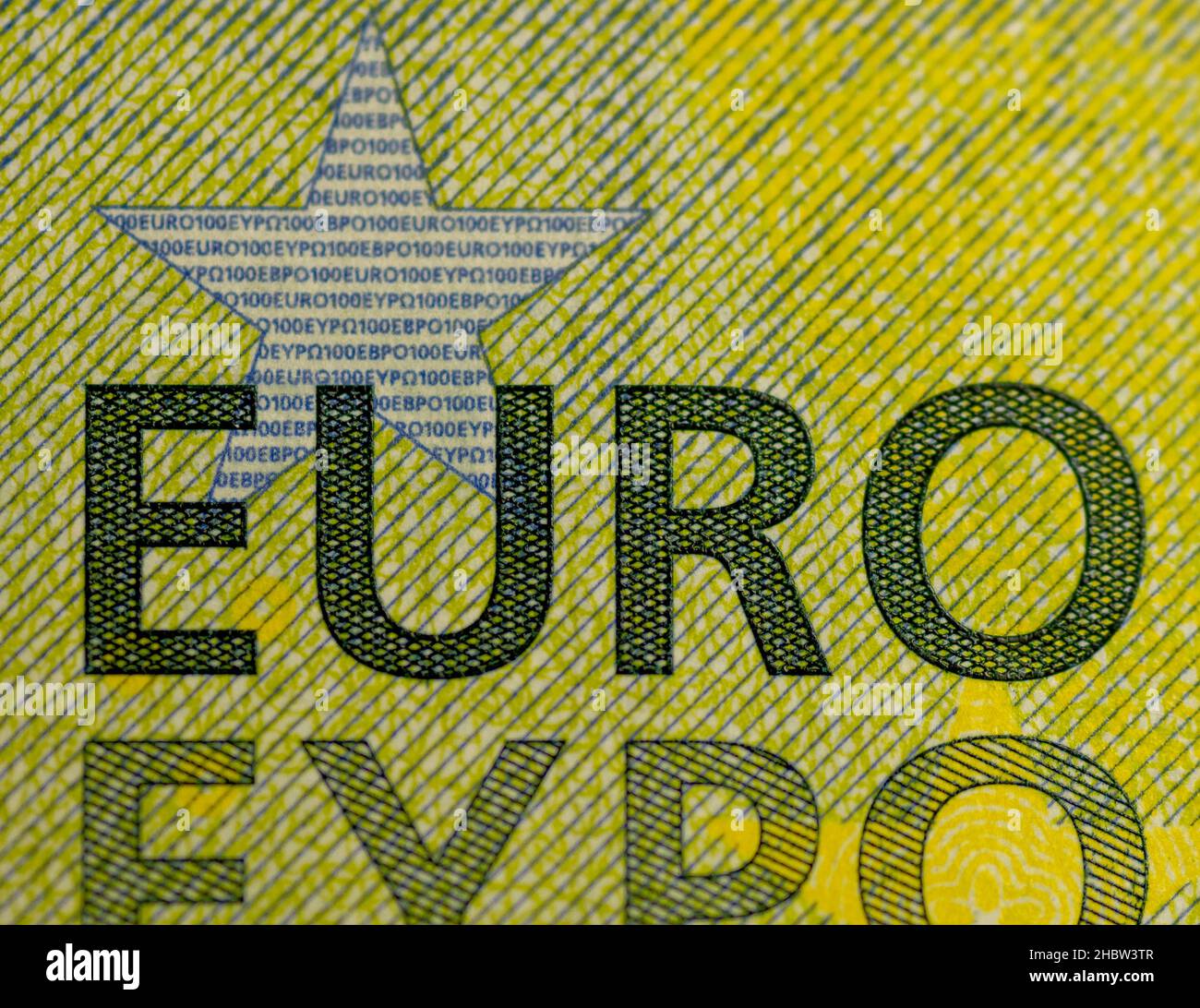 100 euro banknote detail hi-res stock photography and images - Alamy