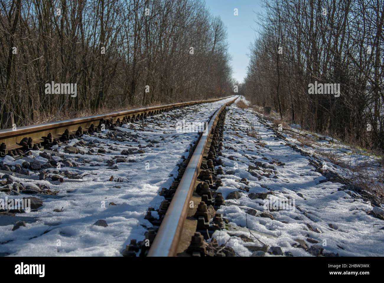 Railroad railway tracks lines hi-res stock photography and images - Alamy