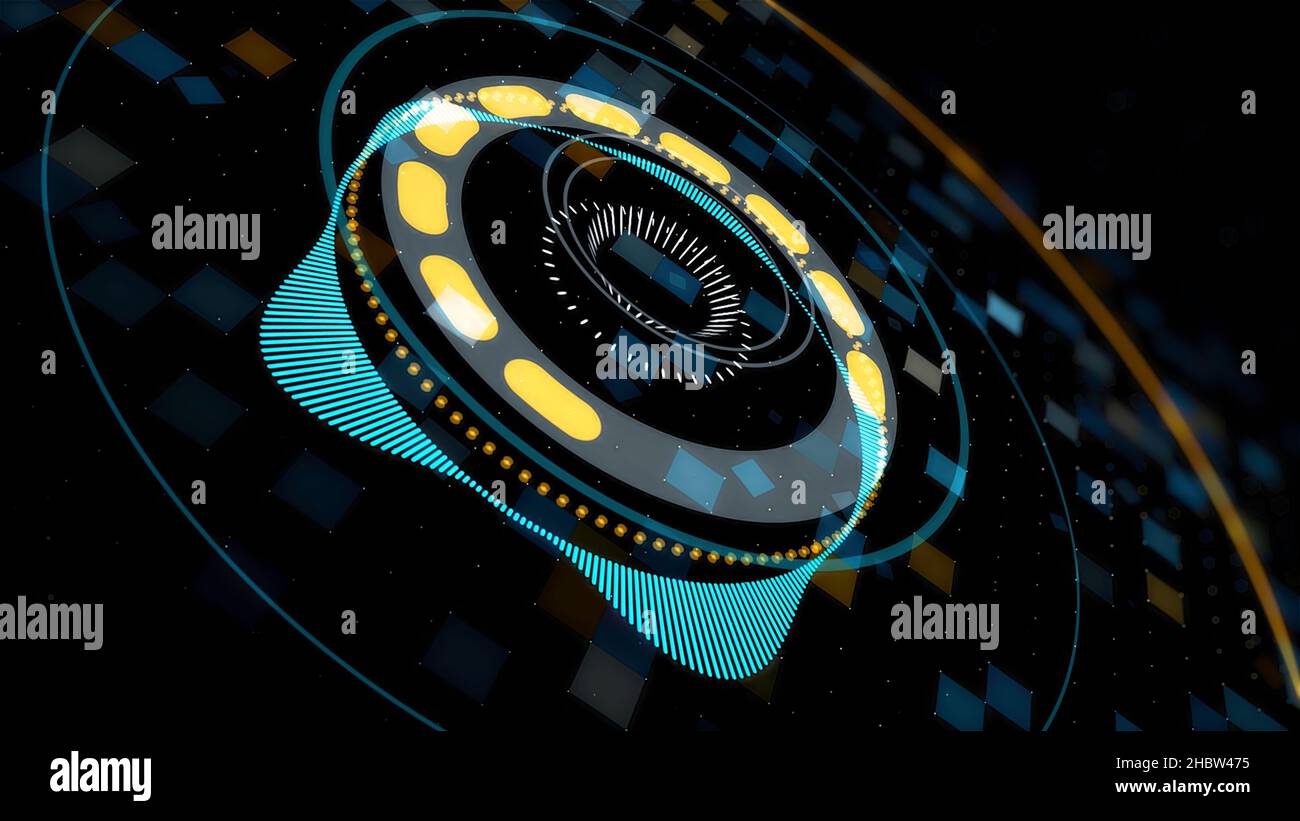 Abstract colorful bass beat motion background. Audio equalizer for ...