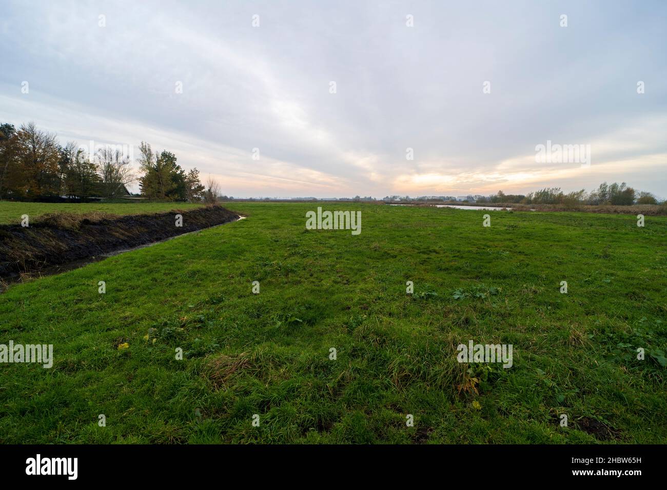 Dutch autumn landscape of the countryside Stock Photo - Alamy