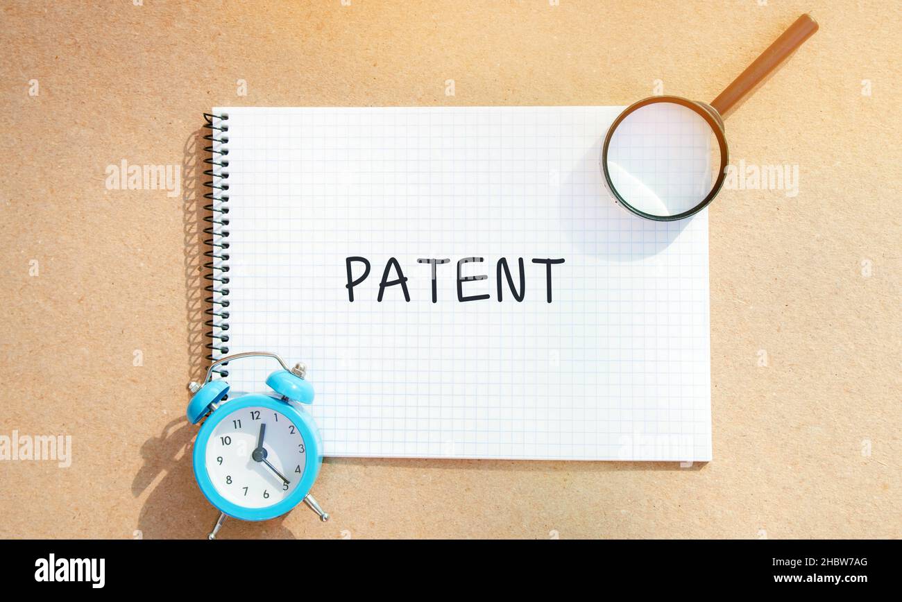 Patented word hi-res stock photography and images - Alamy