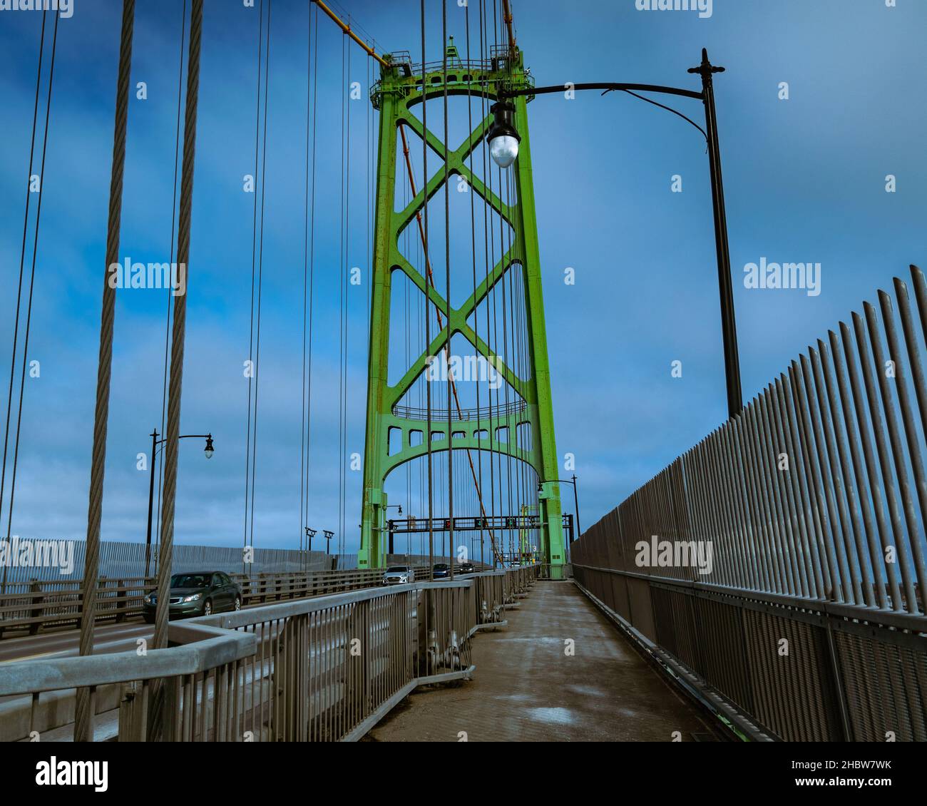 Angus L. Macdonald Bridge in Halifax Regional Municipality, streaching ...