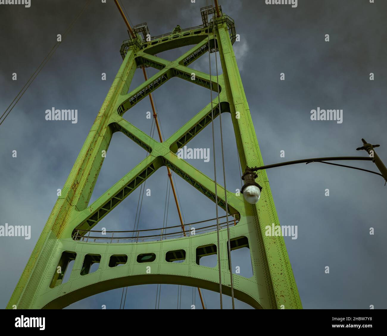 Angus L. Macdonald Bridge in Halifax Regional Municipality, streaching ...