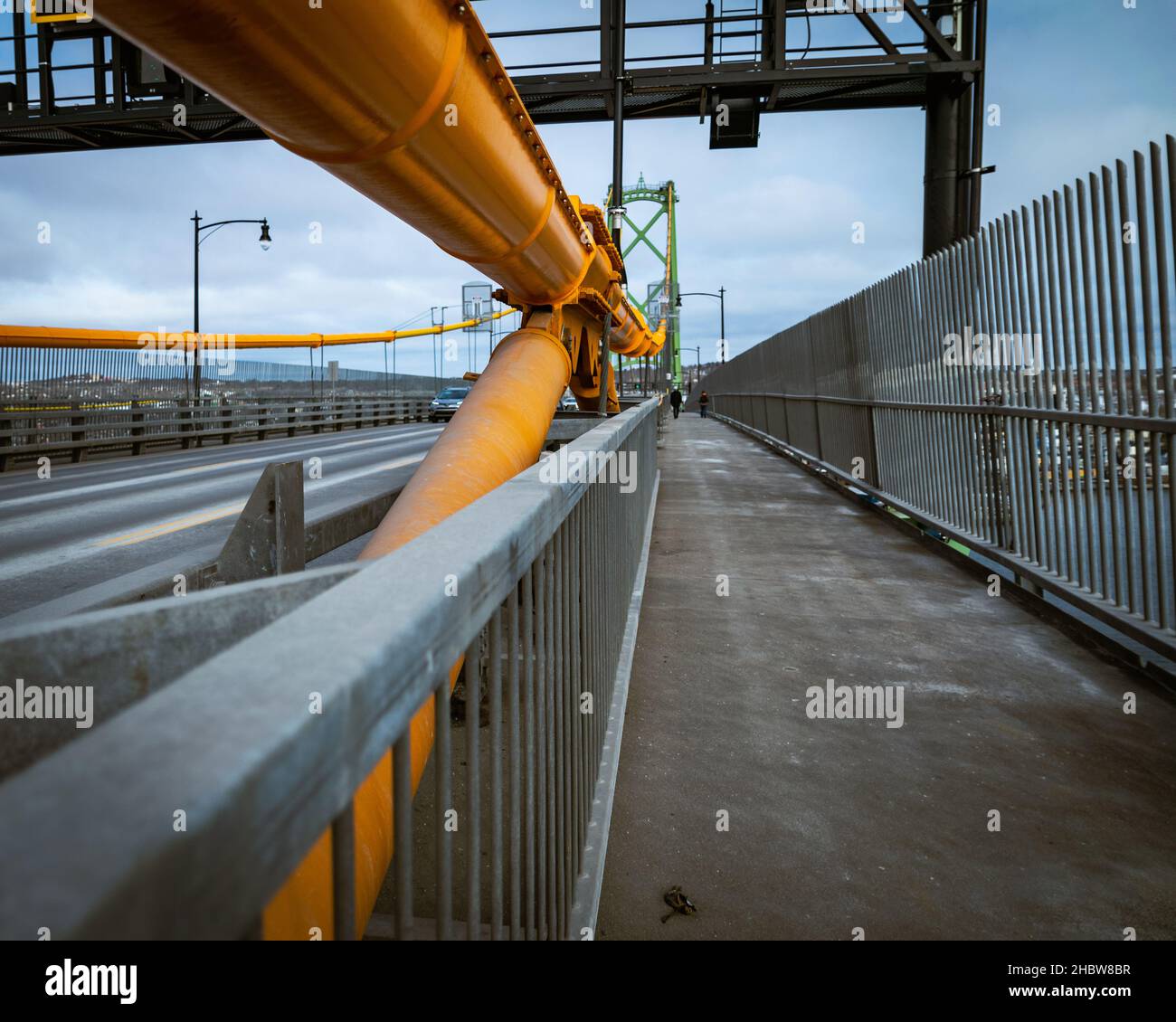 Angus L. Macdonald Bridge in Halifax Regional Municipality, streaching ...