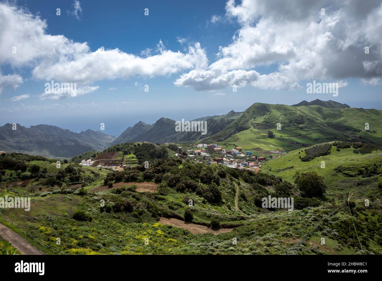 Panorama of Anaga Mountains in the northern Tenerife, Canary Islands ...