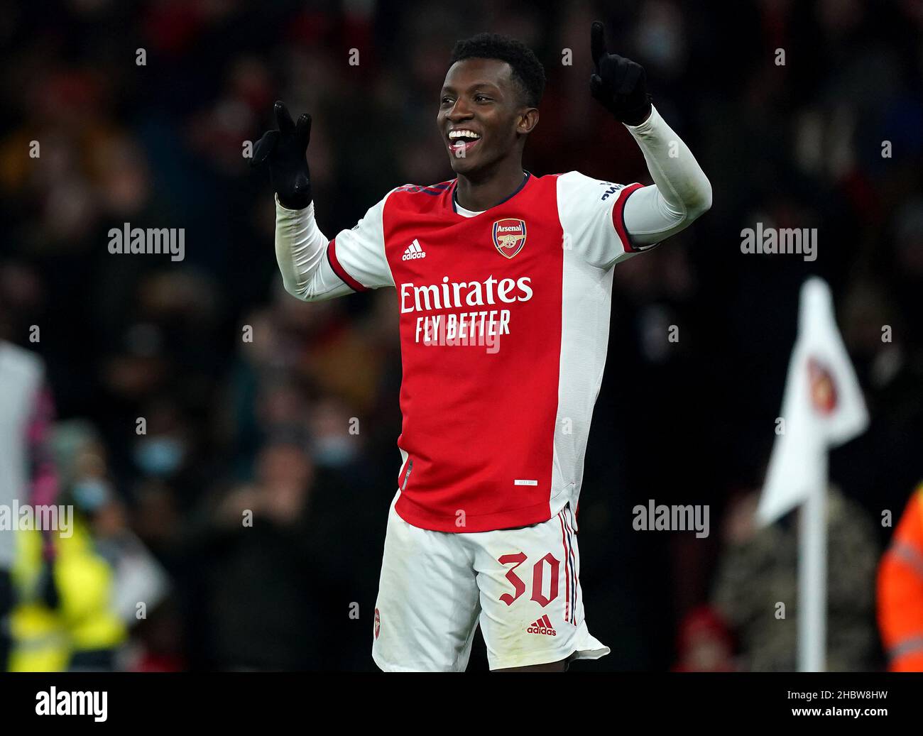Arsenals eddie nketiah scoring hi-res stock photography and images - Alamy