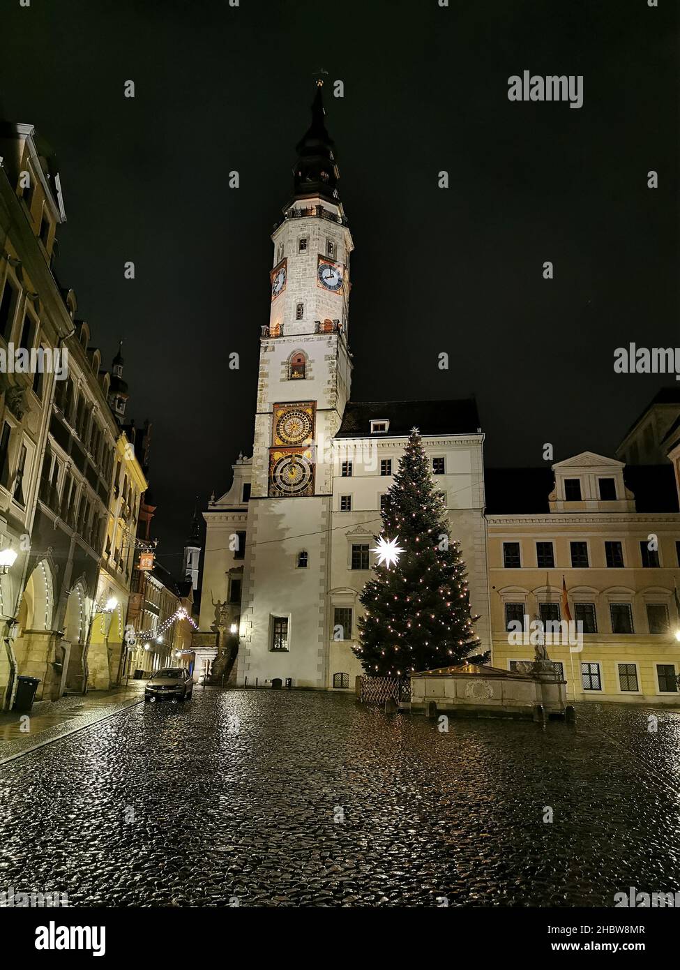 Görlitz , Untermarkt rathaus altstadt Stock Photo - Alamy