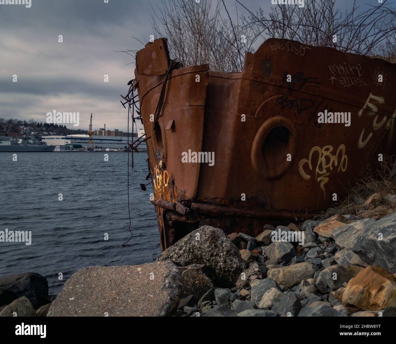 The long forgotten and abandoned SS Daisy, a trawler for the British ...