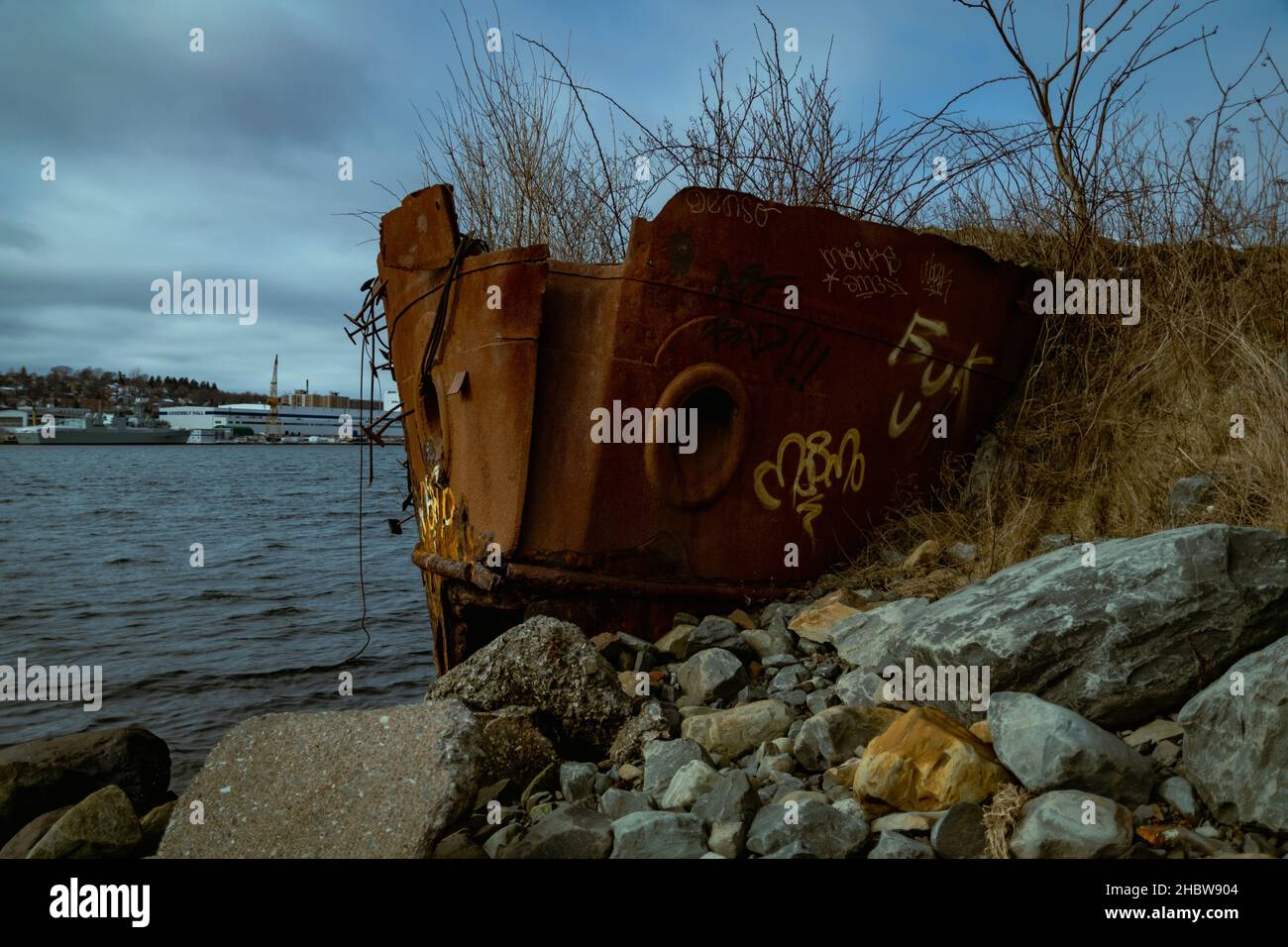 The long forgotten and abandoned SS Daisy, a trawler for the British ...