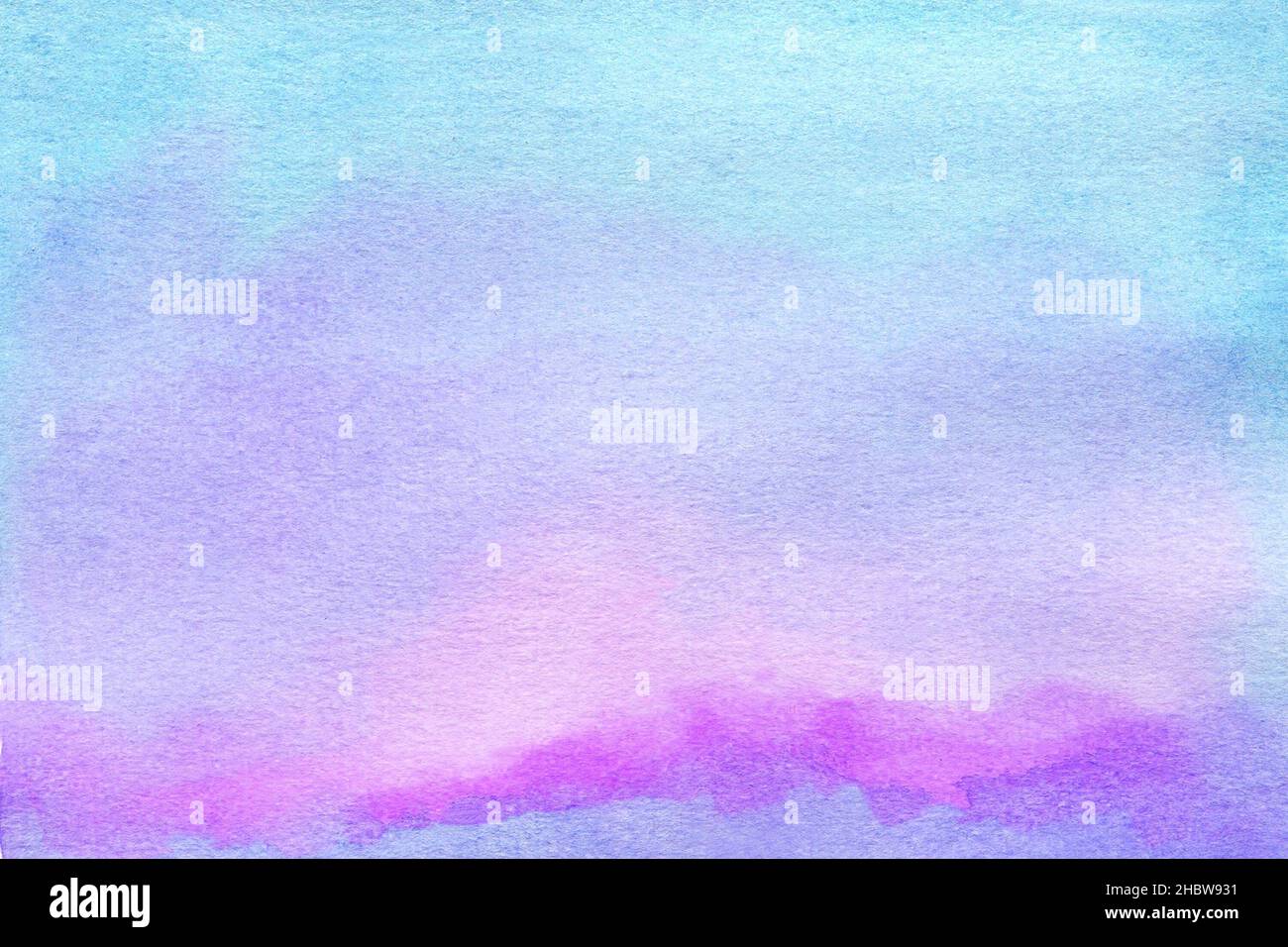 Blue-purple watercolor background with spots, dots, blurred circles ...