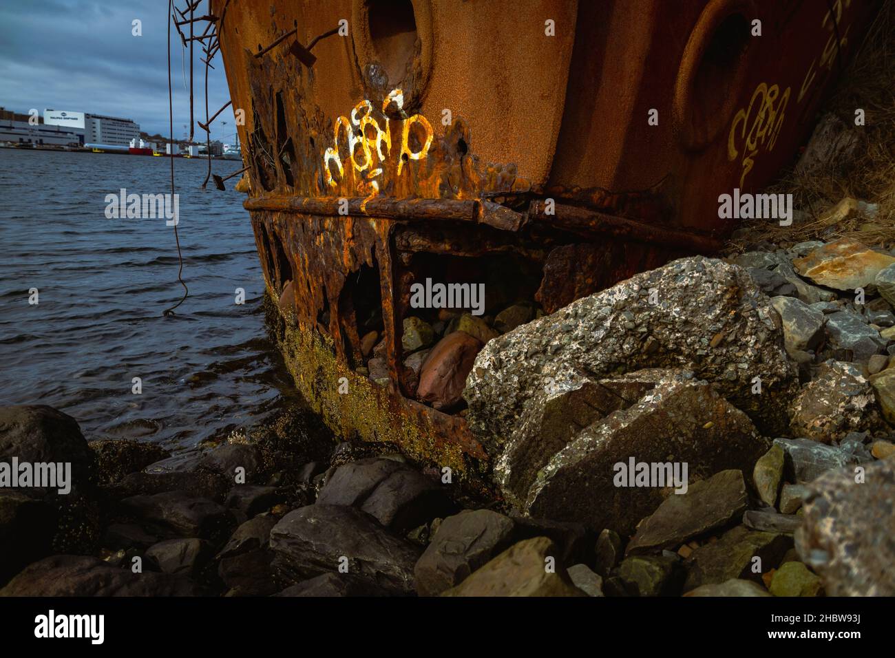The long forgotten and abandoned SS Daisy, a trawler for the British ...