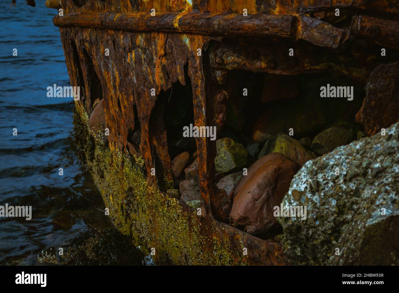 The long forgotten and abandoned SS Daisy, a trawler for the British ...