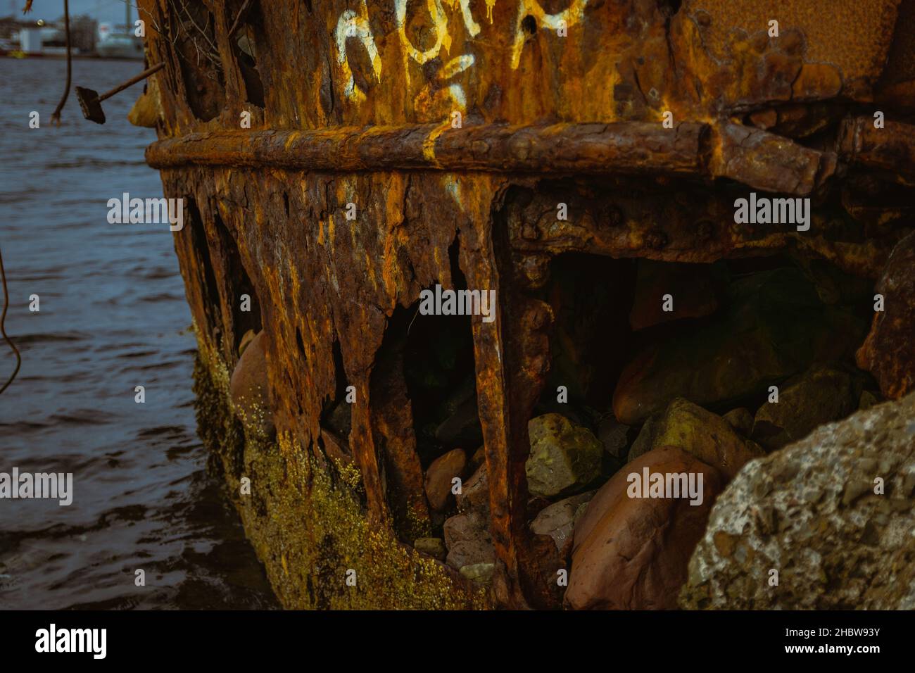 The long forgotten and abandoned SS Daisy, a trawler for the British ...