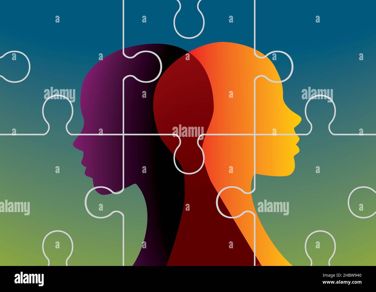 Vibrant emotions Stock Vector Images - Alamy