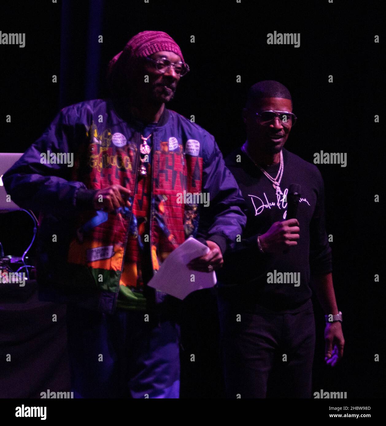 October 22, 2021: Snoop Dogg and Jamie Foxx during Snoop Dogg's 50th ...