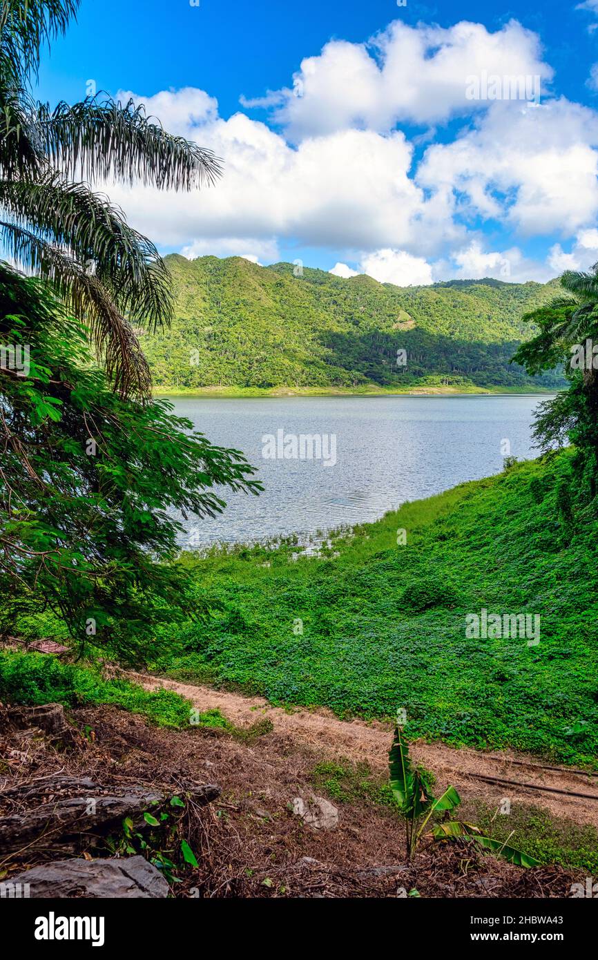 Hanabanilla Lake or Dam, Cuba Stock Photo - Alamy