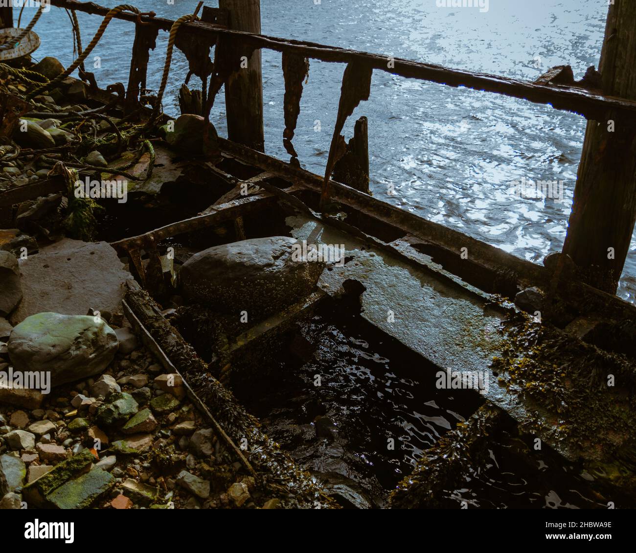 The long forgotten and abandoned SS Daisy, a trawler for the British ...