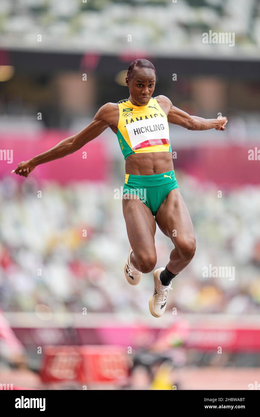 Tissanna Hickling participating in the Tokyo 2020 Olympic Games in the ...