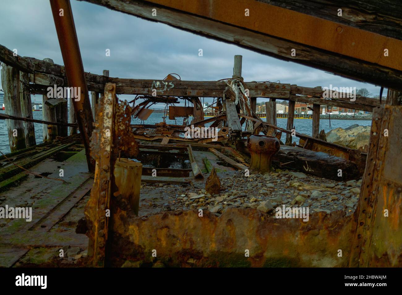 The long forgotten and abandoned SS Daisy, a trawler for the British ...