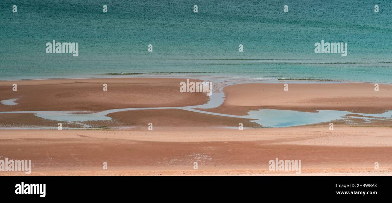 Omaha Beach on the Normandy coast in France is one of the five Normandy ...