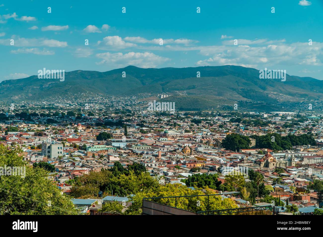 Panoramic view of the city of Oaxaca, Mexico Stock Photo - Alamy