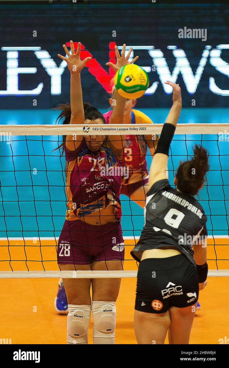 Arena di Monza, Monza, Italy, December 21, 2021, Spike of Lina ...