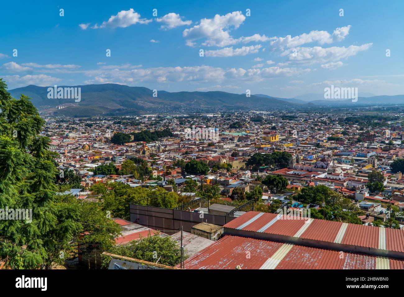 Panoramic view of the city of Oaxaca, Mexico Stock Photo - Alamy