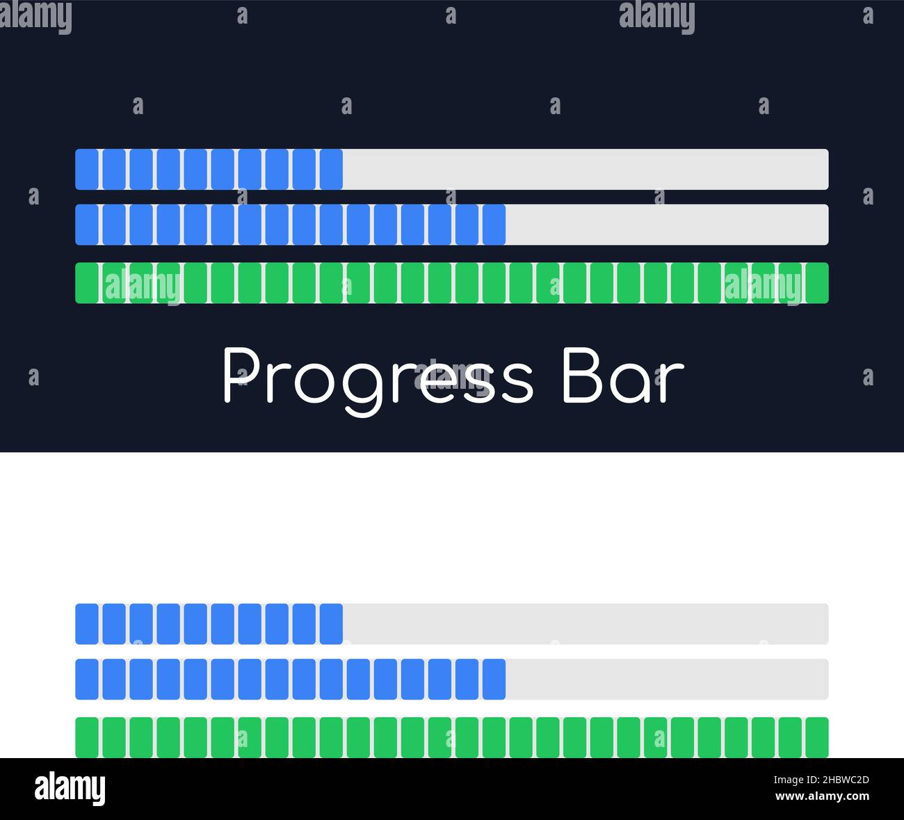 Download status of the application, files. Progress bar. User interface ...