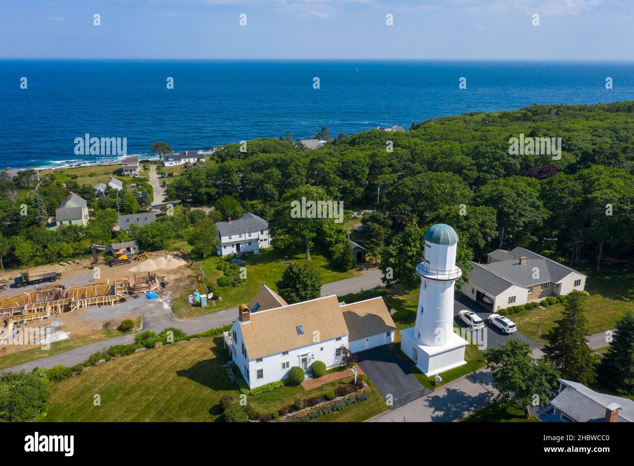 Two lights lighthouse maine hi-res stock photography and images - Alamy