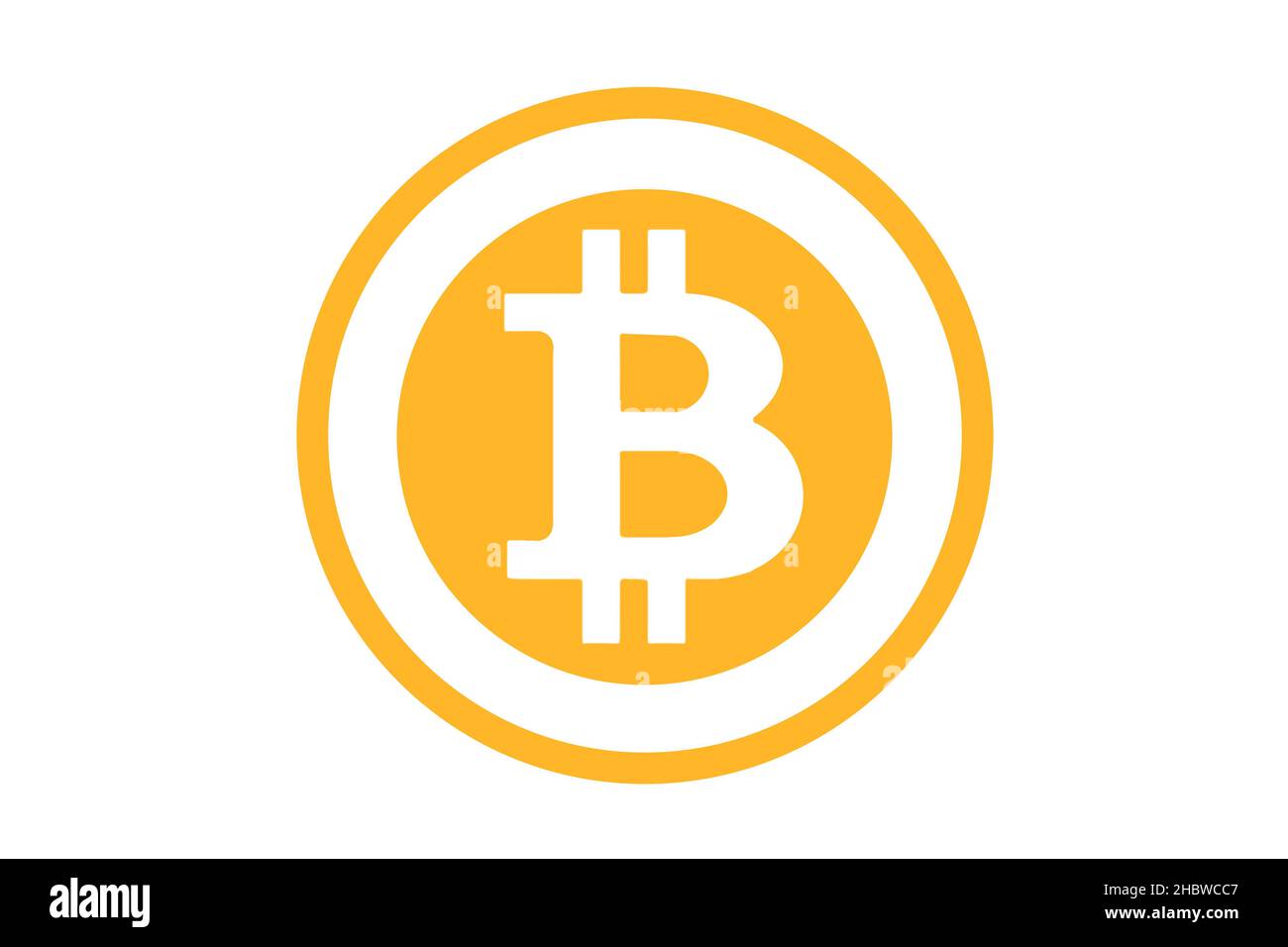 Bitcoin icons, symbol of the famous cryptocurrency Stock Photo - Alamy