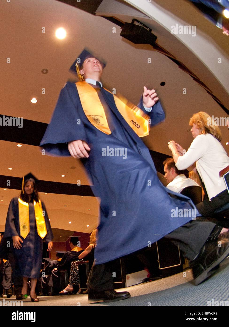 Oakland - June 24 - W 00021040 Oakland HS Graduation. Graduates file ...