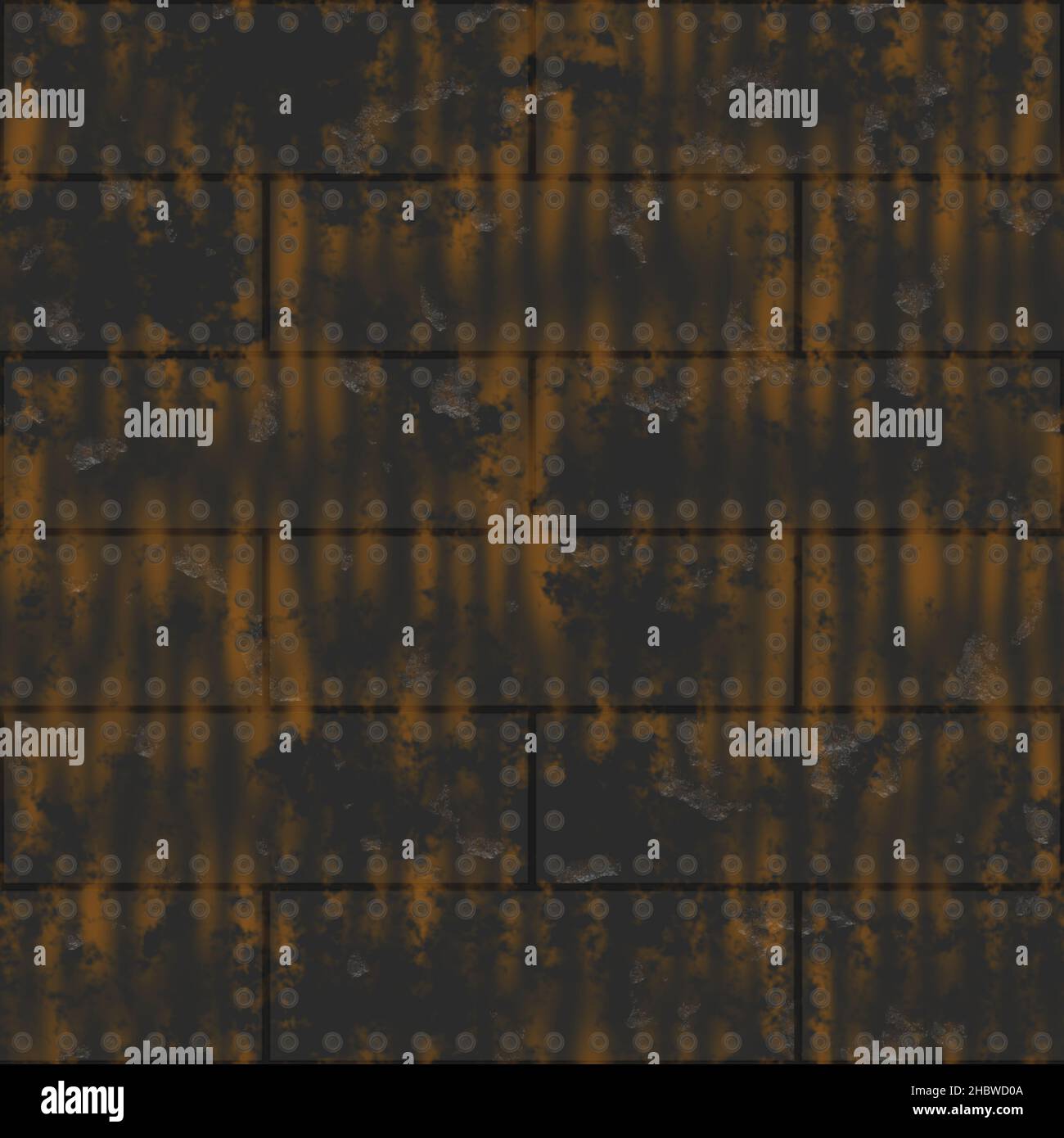 Weathered riveted metal plates. Useful for boilers, armor, hulls, ships ...
