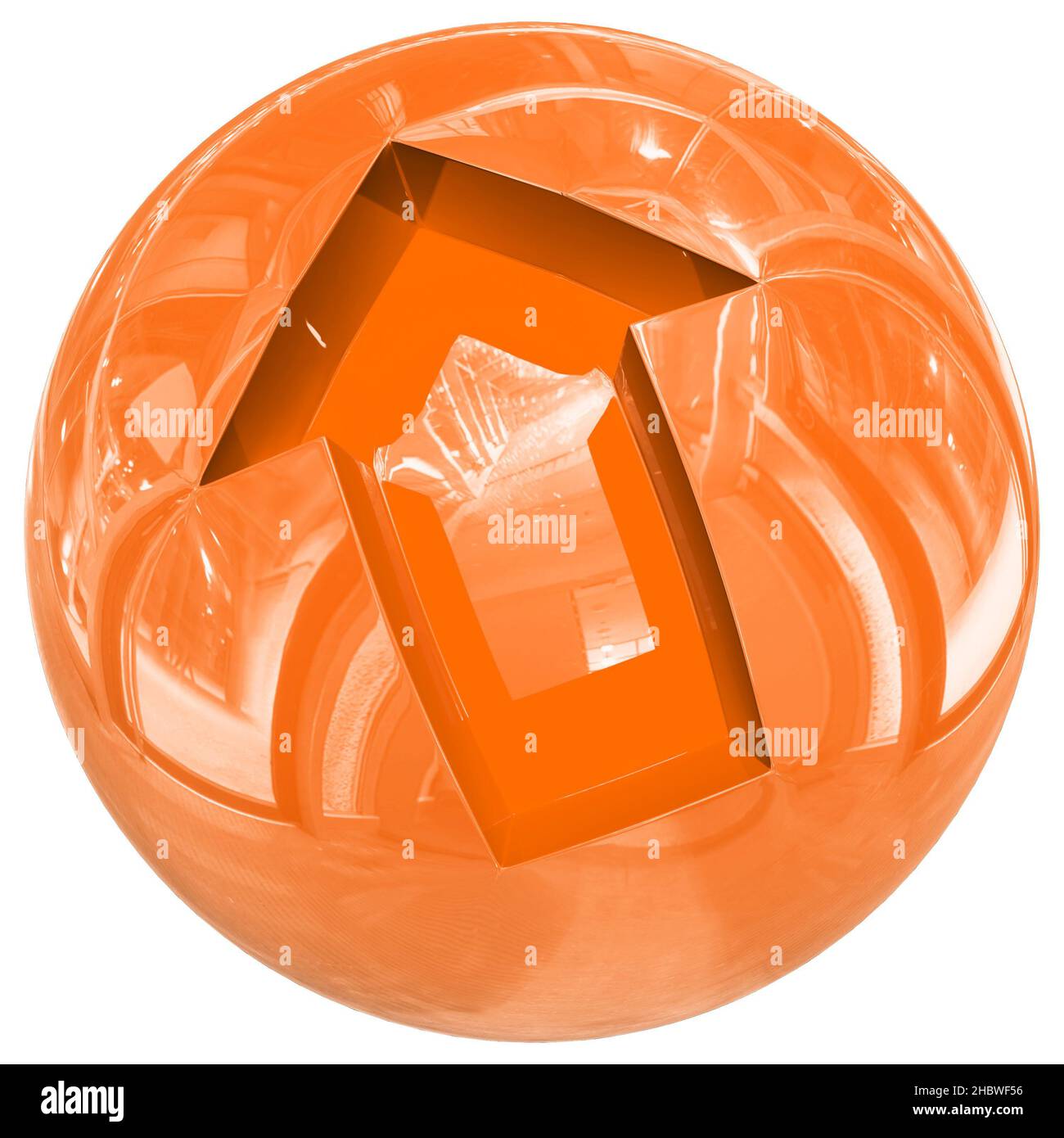Sphere with arrow - upload button 3d isolated - 3d rendering Stock ...