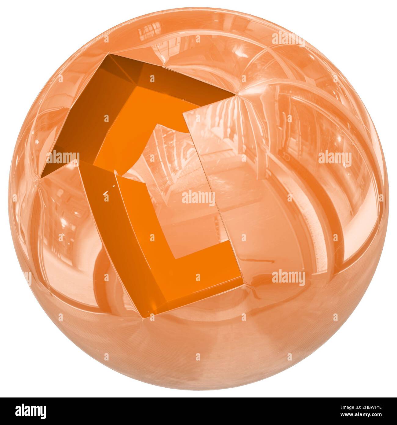 Sphere with arrow - upload button 3d isolated - 3d rendering Stock ...