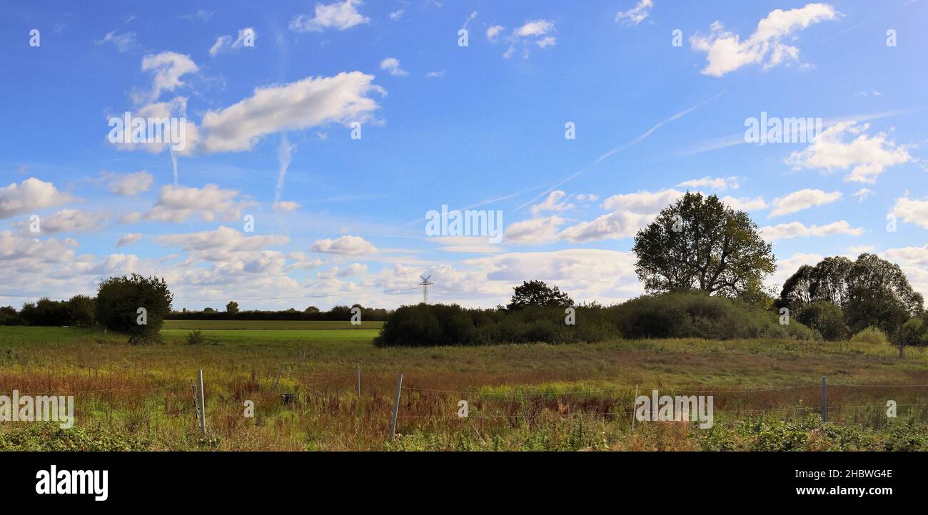 Beautiful high resolution panorama of a northern european country ...