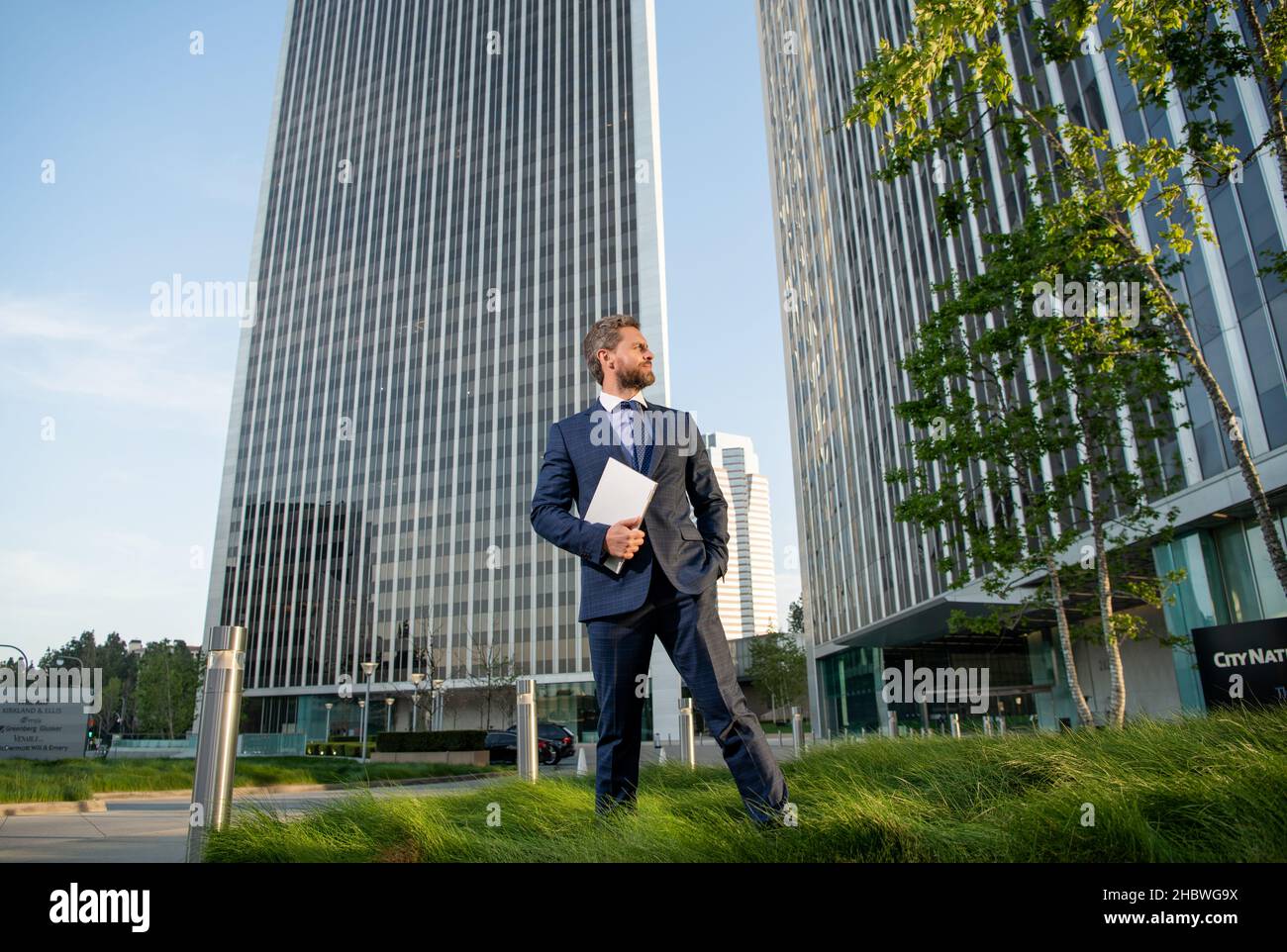 business success. manager man hold pc. entrepreneur. agile business ...