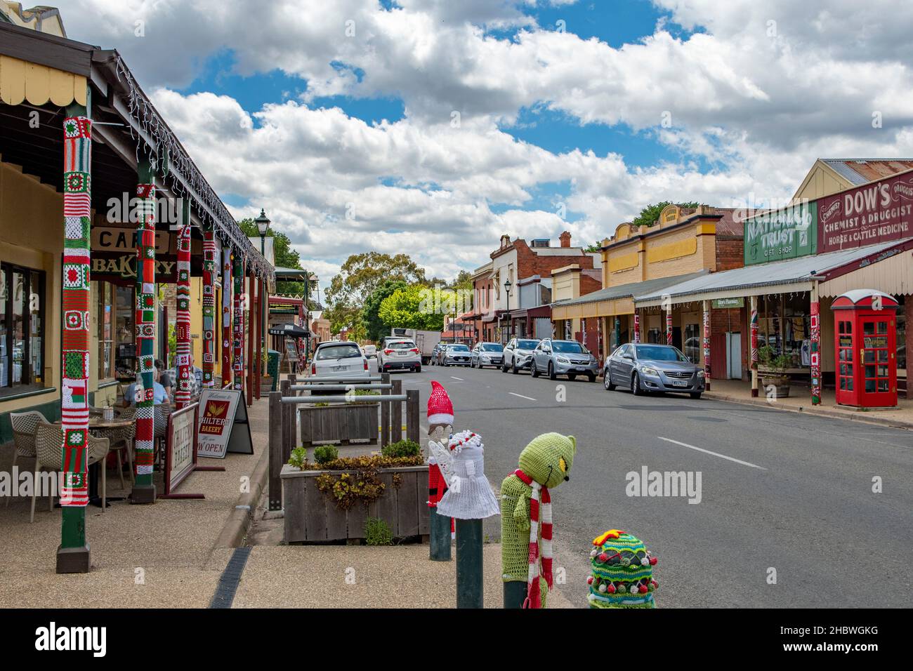 Main Street in Chiltern, Victoria, Australia Stock Photo - Alamy