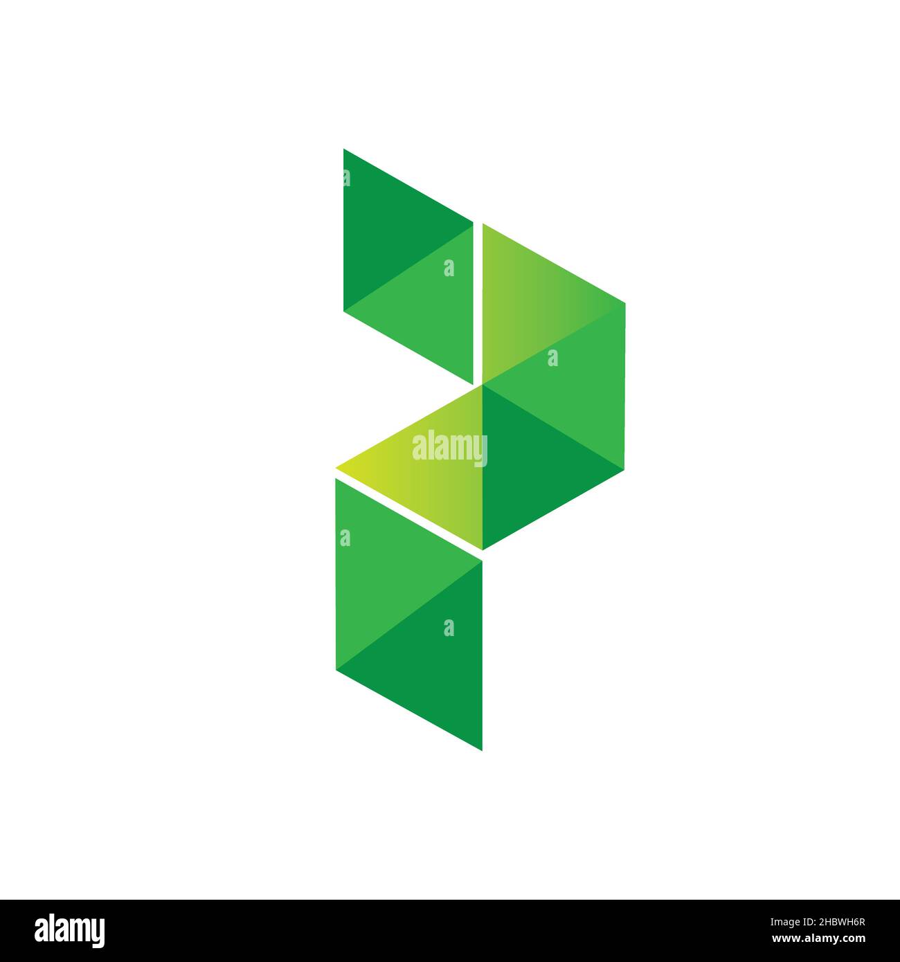 P logo. letter based prism design Stock Vector Image & Art - Alamy