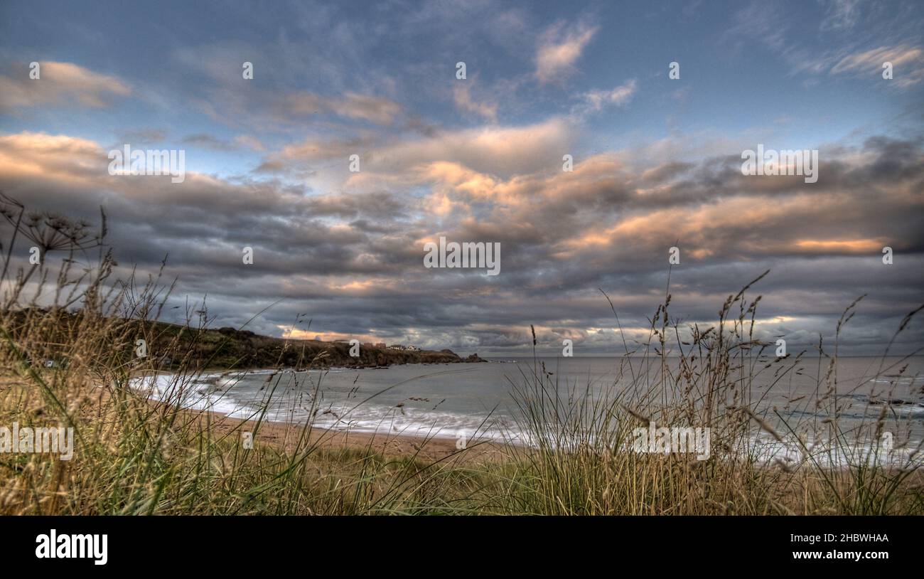 The Coldingham bay, Berwickshire, east coast Scotland Stock Photo - Alamy