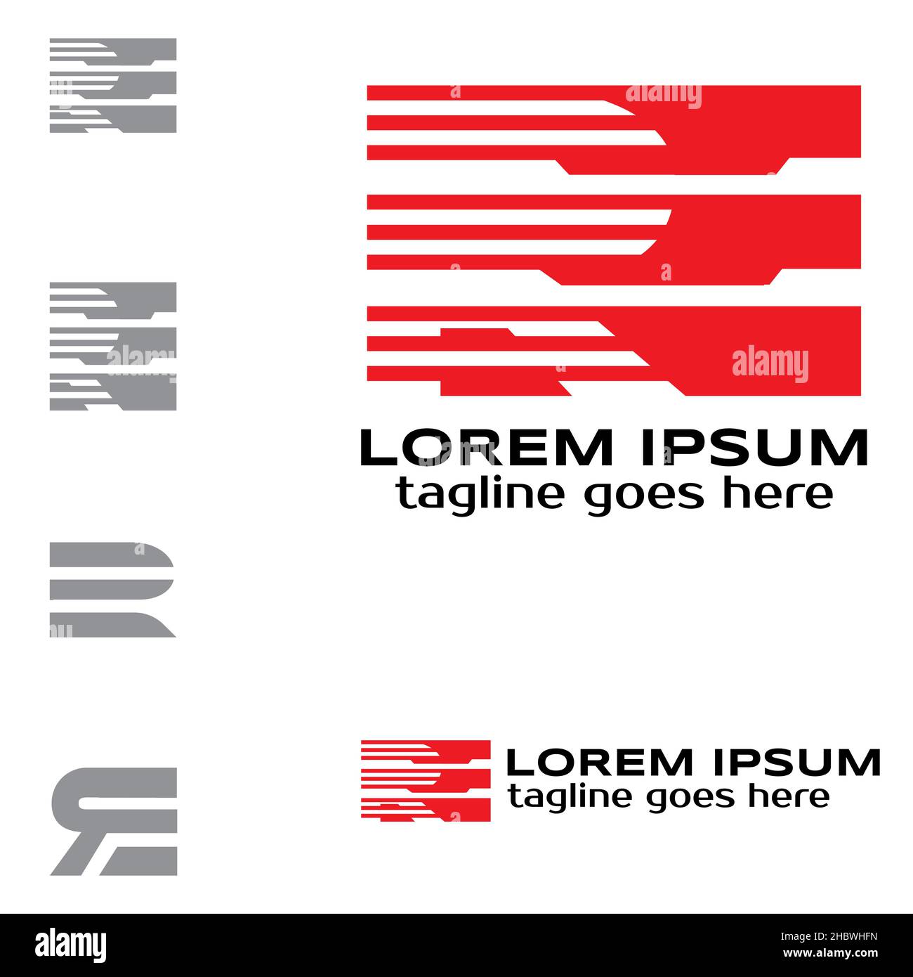 RE letter base concept symbols vector these R and E monogram concepts ...