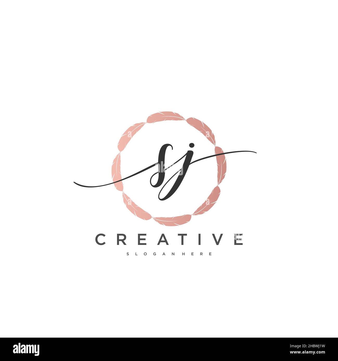 Sj logo Stock Vector Images - Alamy
