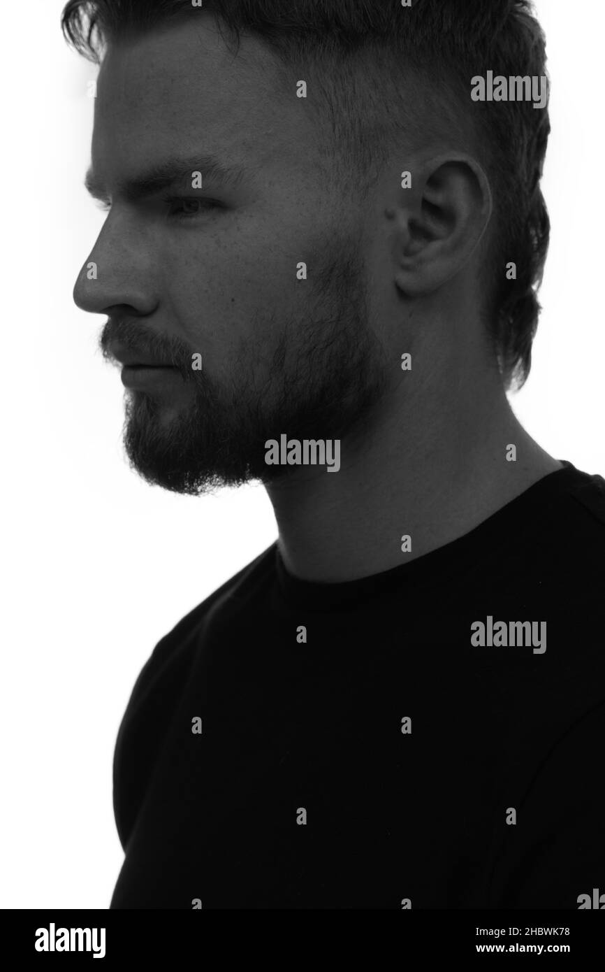 Depression mental health lonely Black and White Stock Photos & Images ...